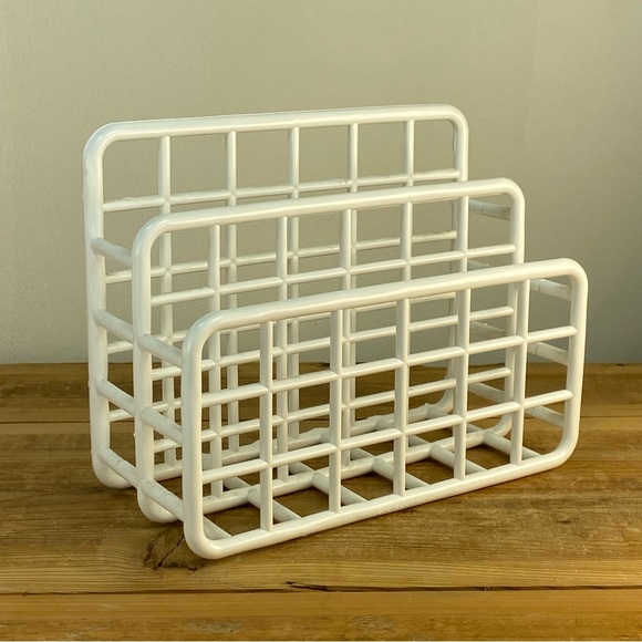 Yaffa | Office | Vintage 983 White Yaffa Design Mini Catchall Wall Desk ...